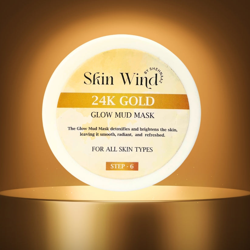 24k Gold Glow Mud Mask – Skin Wind